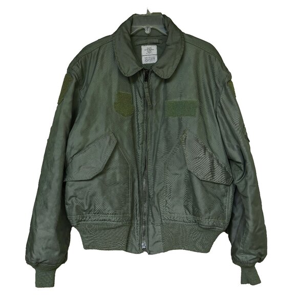 U.S. Army | Jackets & Coats | Us Army Flight Jacket Fighter Pilot Green ...